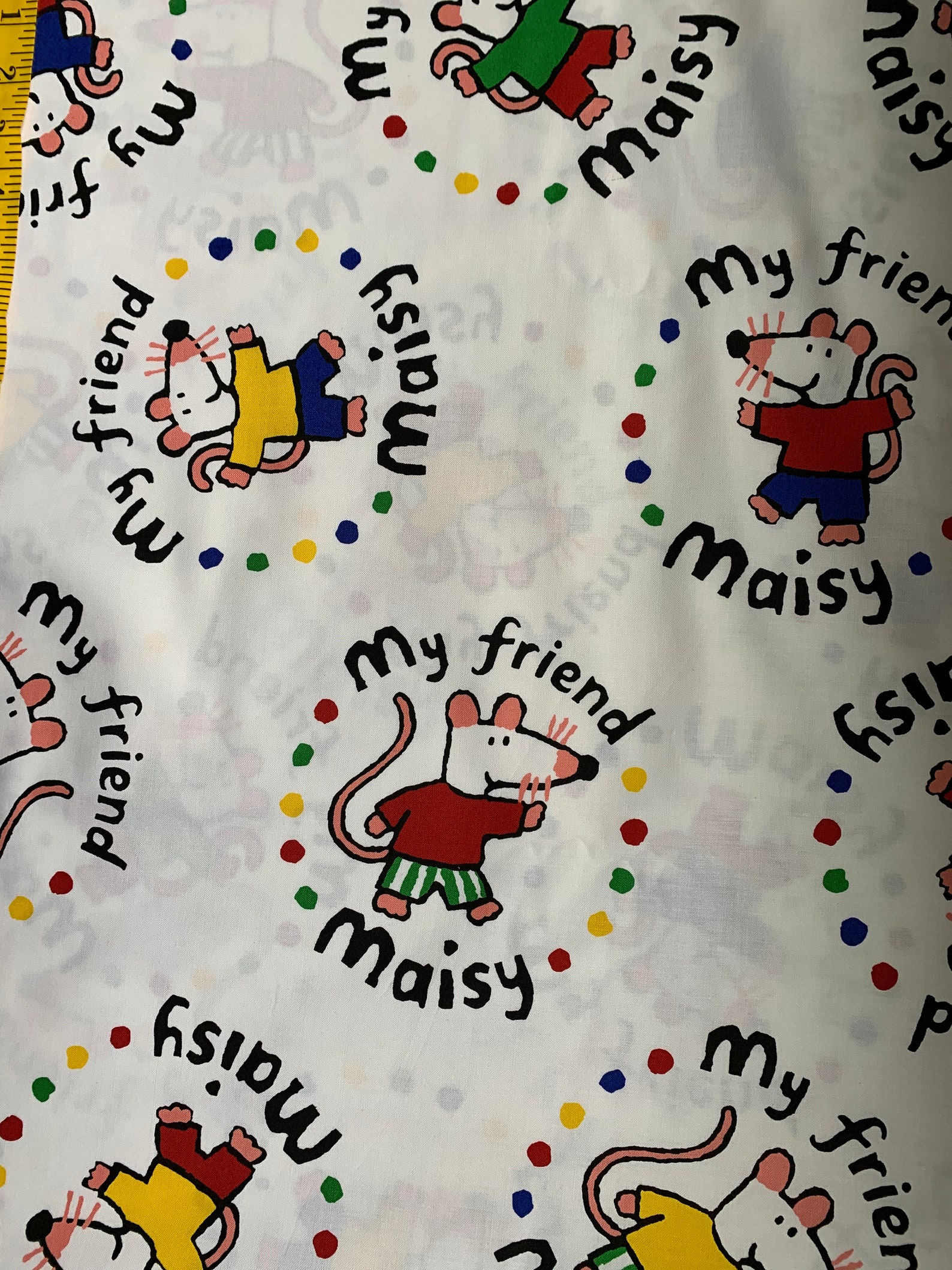 Maisy Mouse, My Friend Maisy Andover Fabrics, Lucy Cousins Maisy and ...