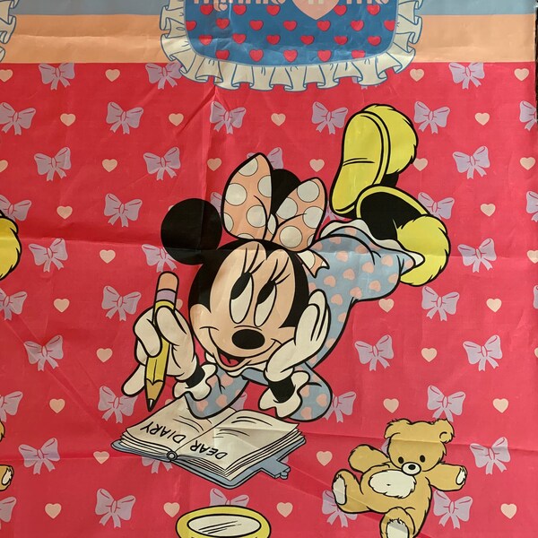 Minnie Mouse Pink Panel - Etsy