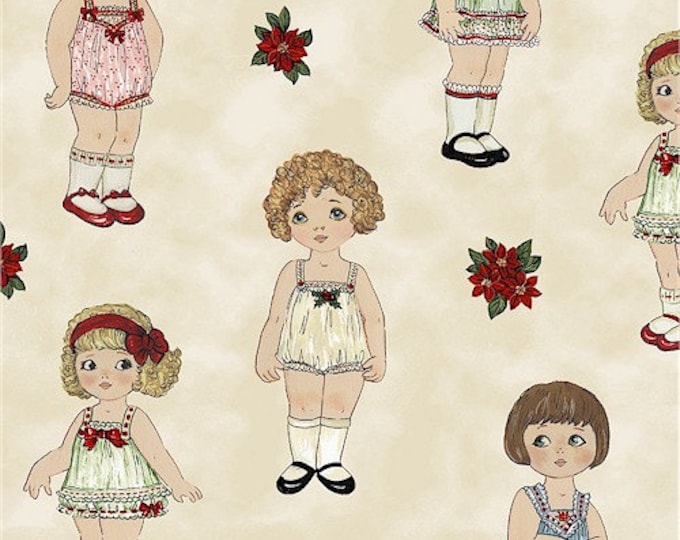 Windham Fabrics Paper Dolls Cotton Fabric, Cheryl Rae Marquez Paper ...