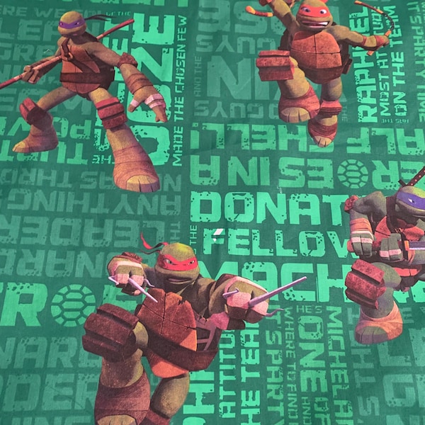 Teenage Mutant Ninja Turtles Fabric - Etsy