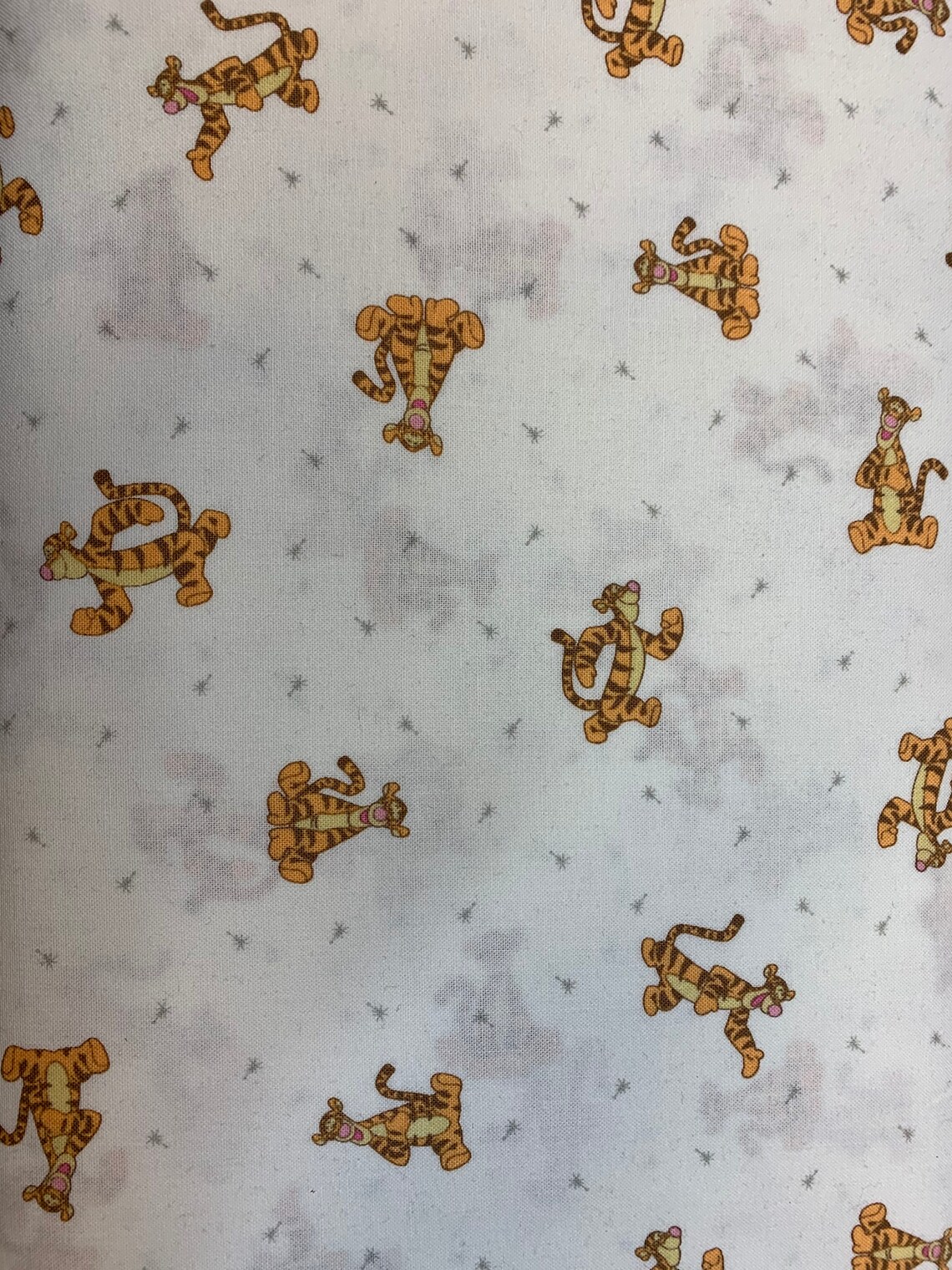 Tigger Fabric Tigger Cotton Quilting Fabric Classic Pooh | Etsy