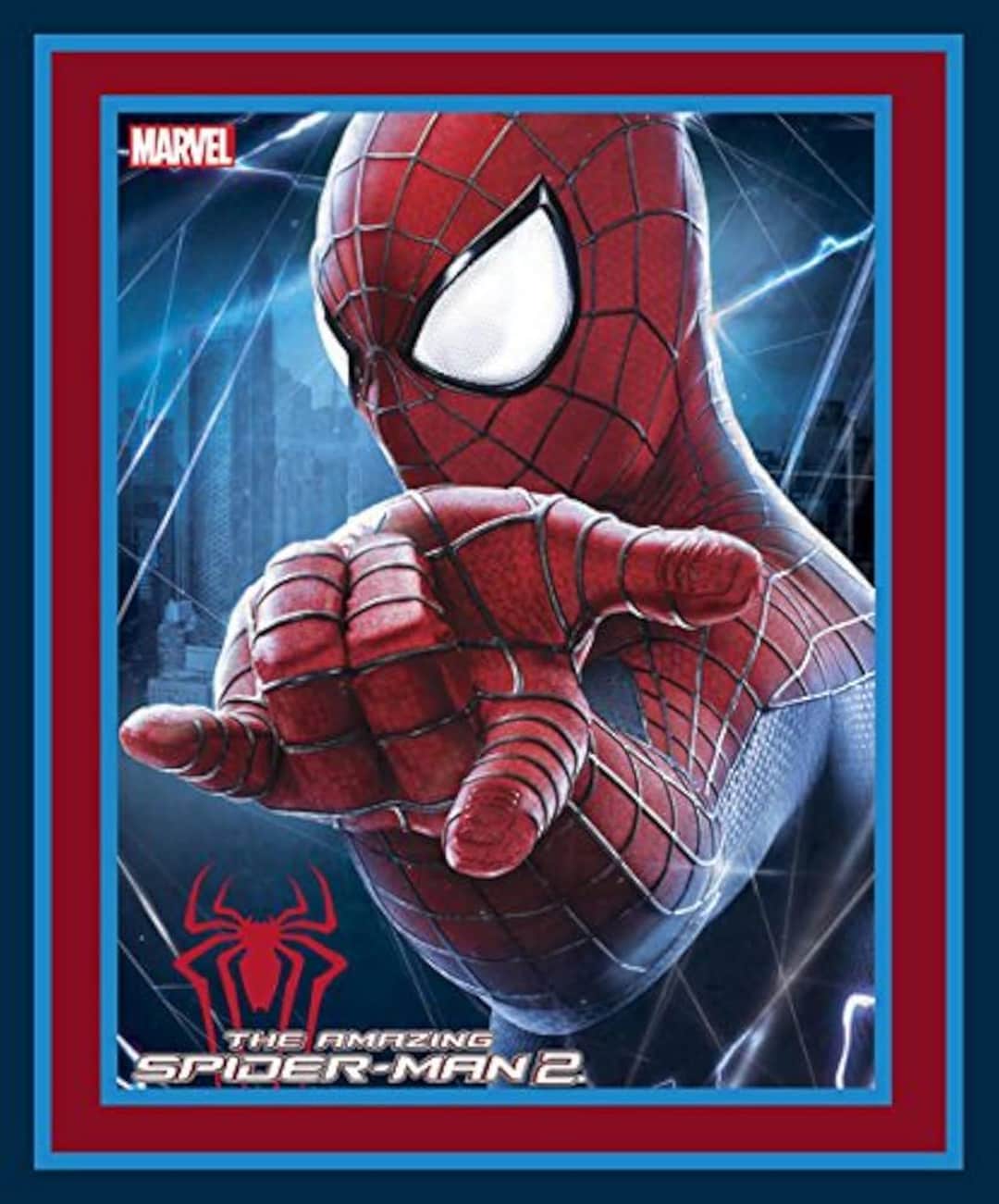 Spider-man 2 Panel, Spiderman Cotton Panel, Licenced Dc Comics Fabric ...