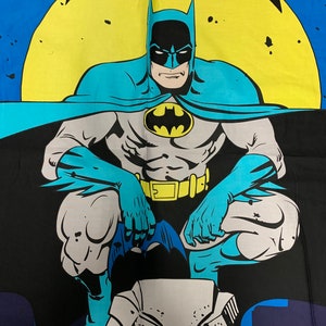 Batman Fabric, Batman Panel, DC Comics Full Yard Cotton Panel, DC ...