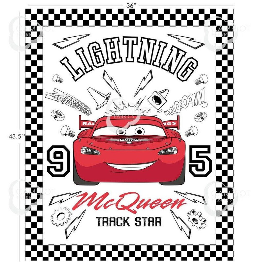 Disney Cars Panel, Lightning Mcqueen Disney Pixar for Creative Products ...