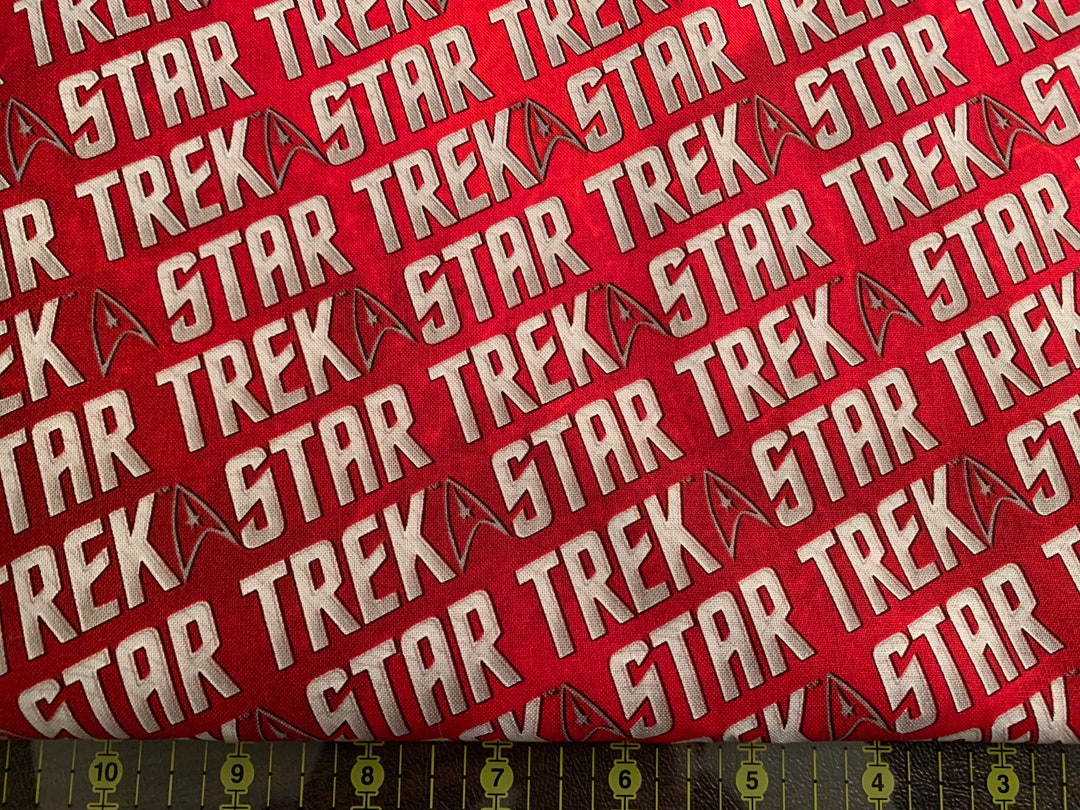Star Trek Fabric, Star Trek Quilt Cotton Fabric Rare Out of Print ...