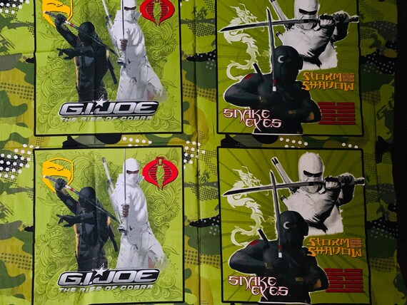 GI Joe Pillow Fabric GI Joe Cotton Fabric GI Joe Licensed - Etsy