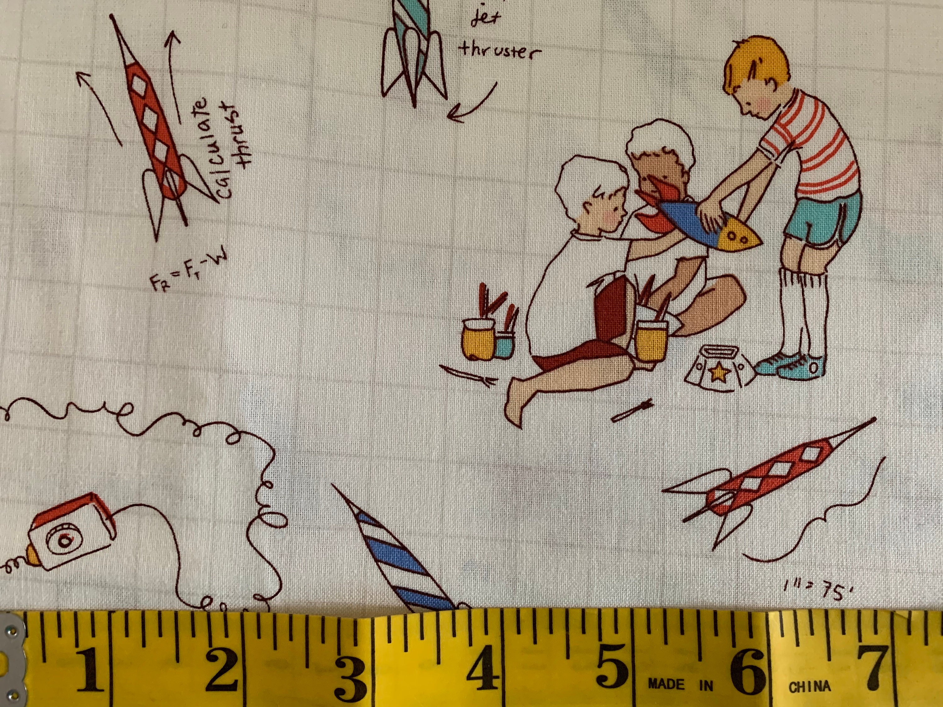 Visual Arts Dyeing & Batik Rocket Launch Club on Cream Children at Play ...