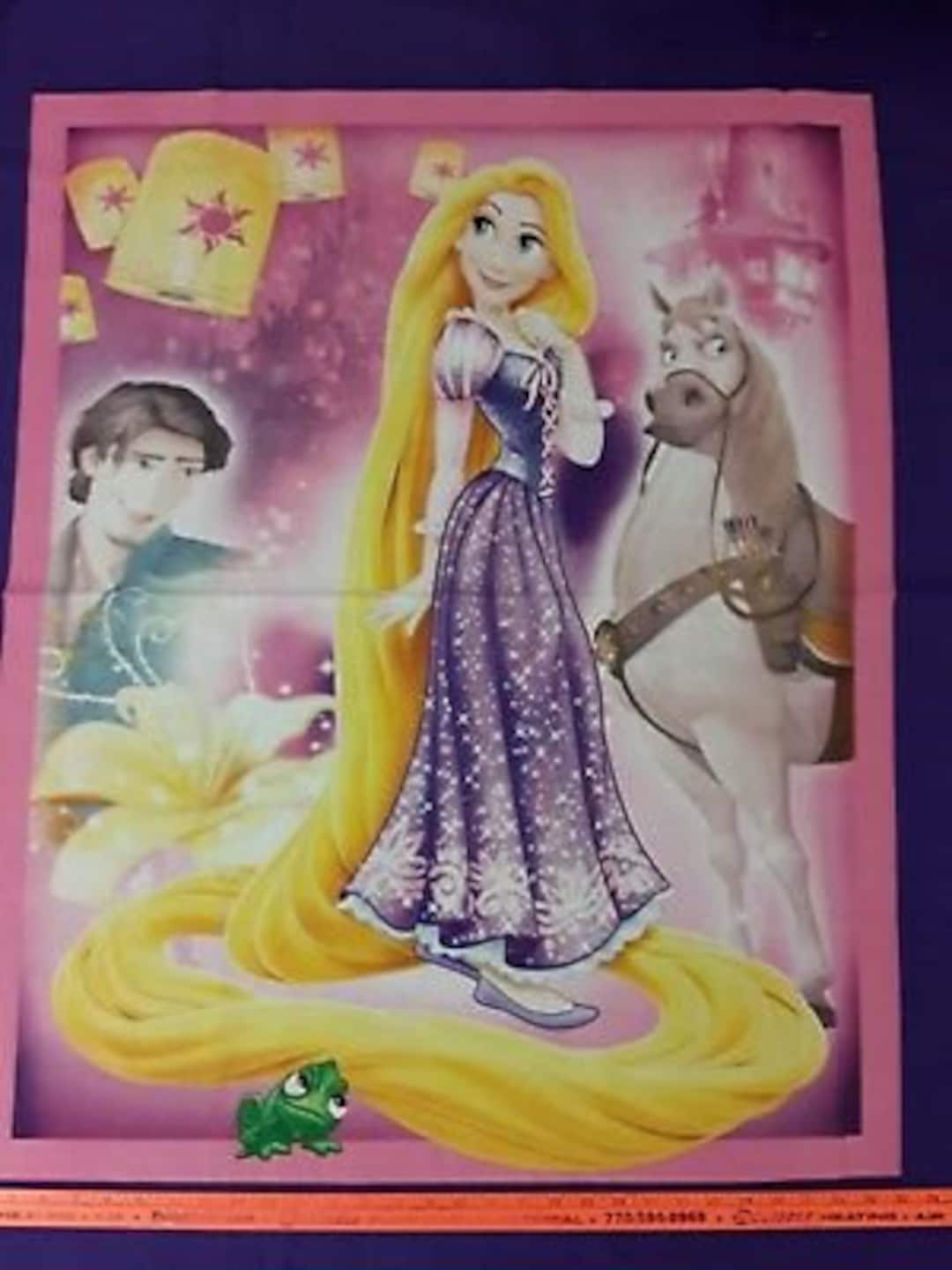 Rapunzel Fabric Panel, Rapunzel Tangled Panel Licensed Creative Springs ...