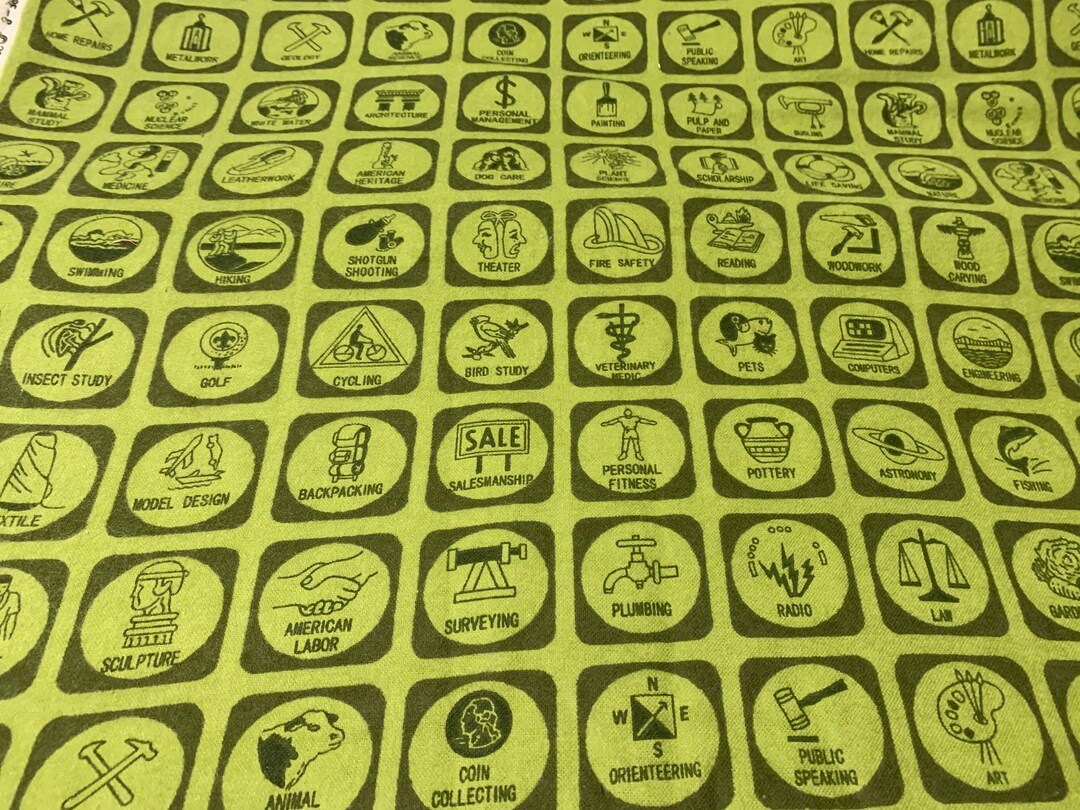 Boy Scouts of America, Scouting Fabric Flannel, Boy Scouts Badges ...
