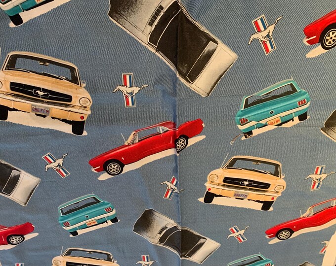 Ford Motor Licensed Mustang, Ford Fabric, Ford Automotive Fabric ...