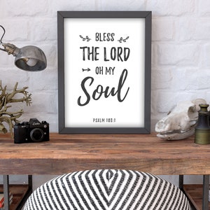 Bless the Lord Oh My Soul Svg | Bless the Lord Oh My Soul Printable ...