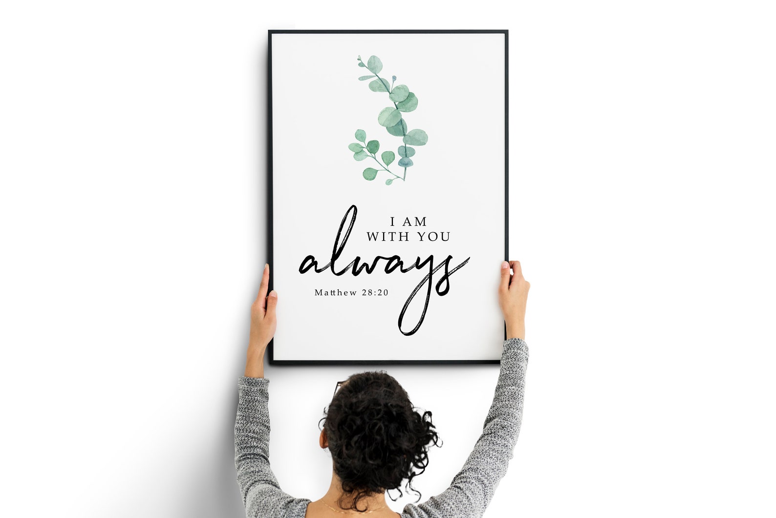 Matthew 28:20 Svg Bible Verse Wall Art Svg Verse of the Day | Etsy