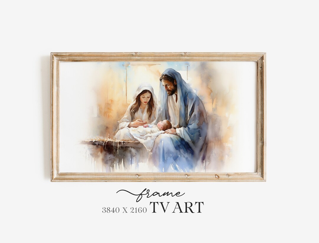 Samsung Frame Tv Art Nativity - Nativity Scene Artwork for Samsung ...