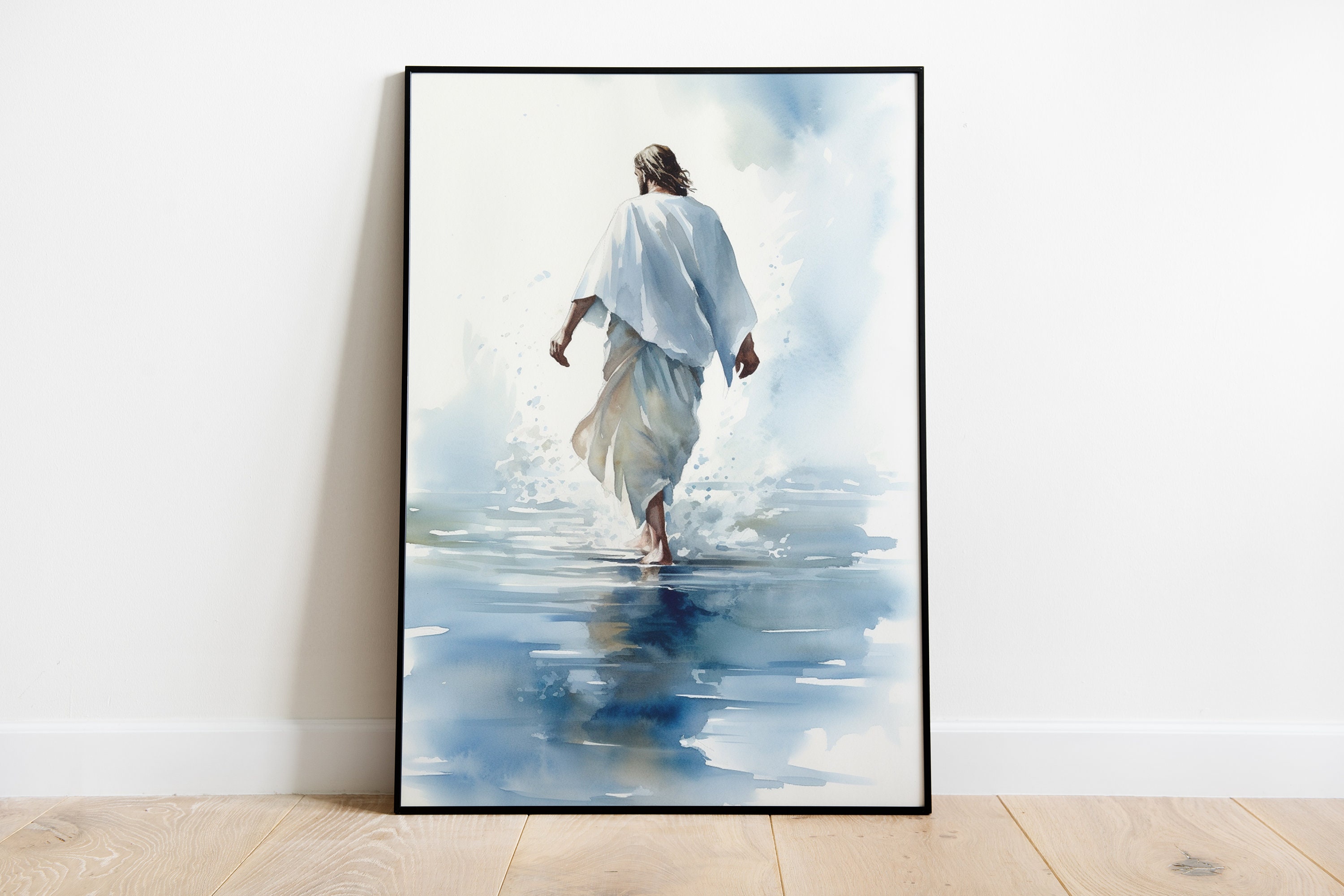 Jesus Walks On Water Clipart For Kids