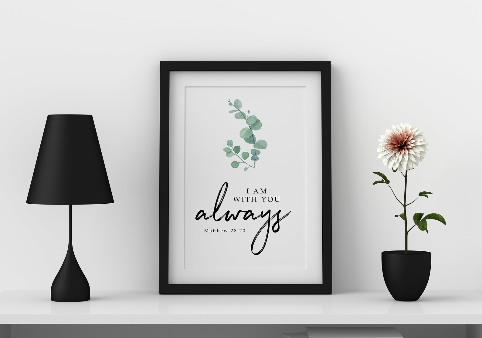 Matthew 28:20 Svg Bible Verse Wall Art Svg Verse of the Day | Etsy
