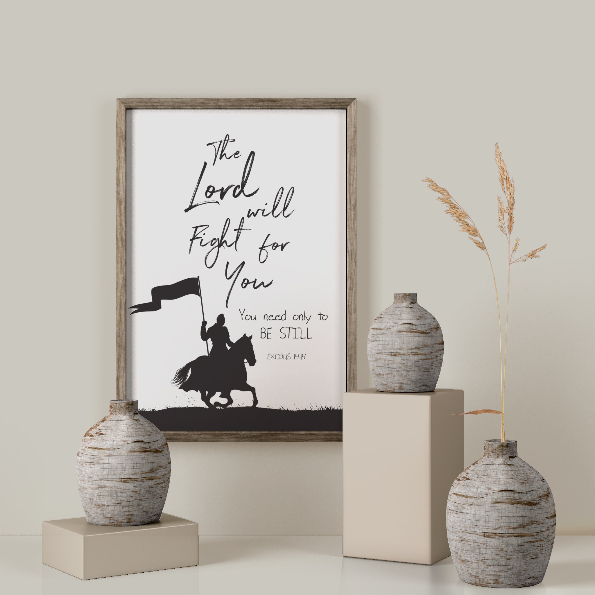 Exodus 14:14 Svg Be Still Bible Verse Svg Motivation Svg | Etsy