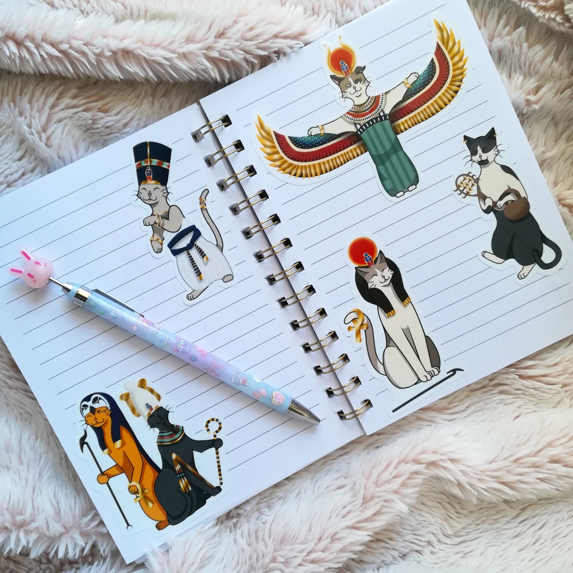 Stickers Egyptian God Cats - Etsy