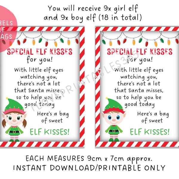 Elf Kisses - Etsy