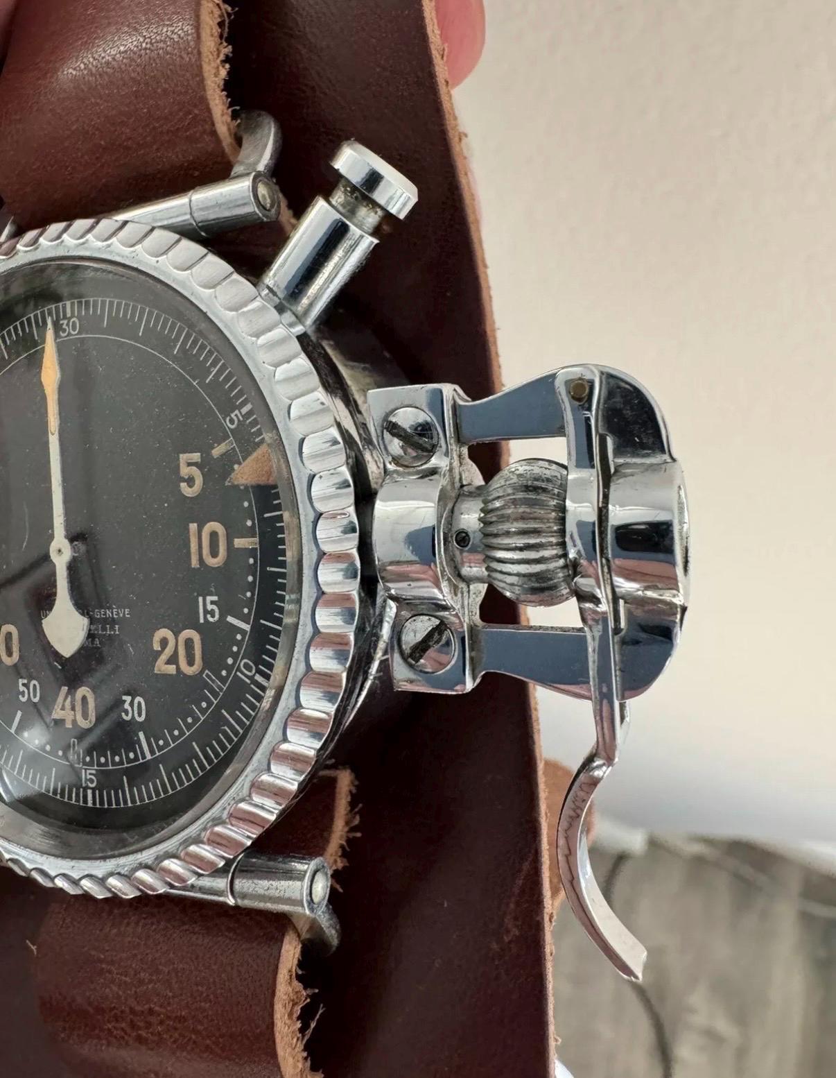 Universal Geneve Rare Bomber's Timer Watch BY A. CAIRELLI - Etsy