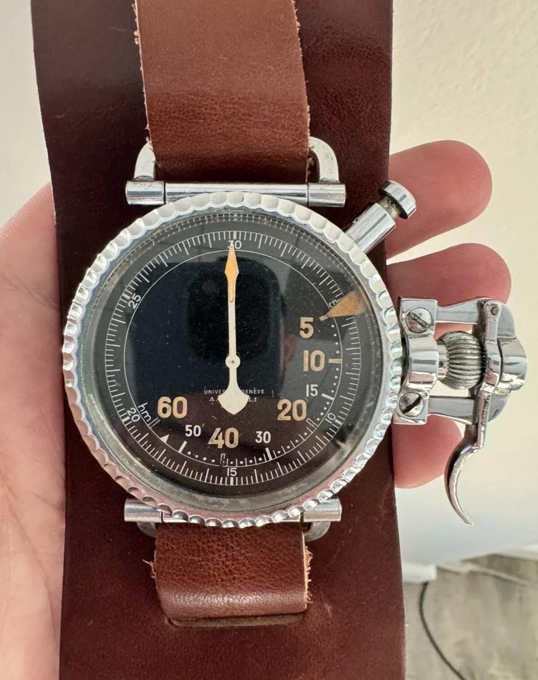 Universal Geneve Rare Bomber's Timer Watch BY A. CAIRELLI - Etsy
