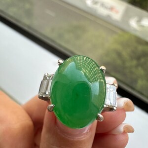 Platinum A Jade Not Treated Diamond Ring 13.03tcw - Etsy