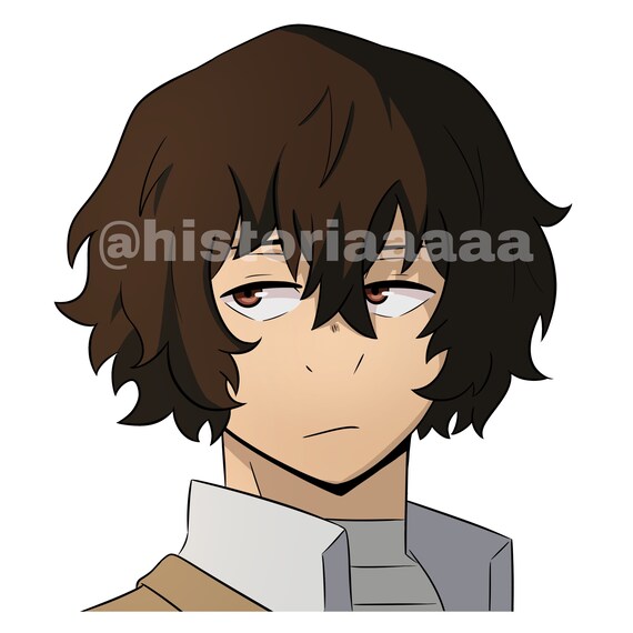 Dazai Vinyl Stickers 3 PREORDER Bungo Stray Dogs | Etsy
