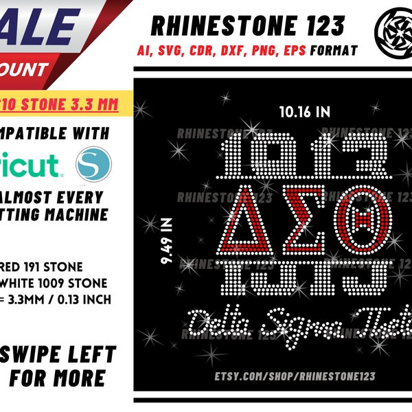 Delta Sigma Theta Font - Etsy