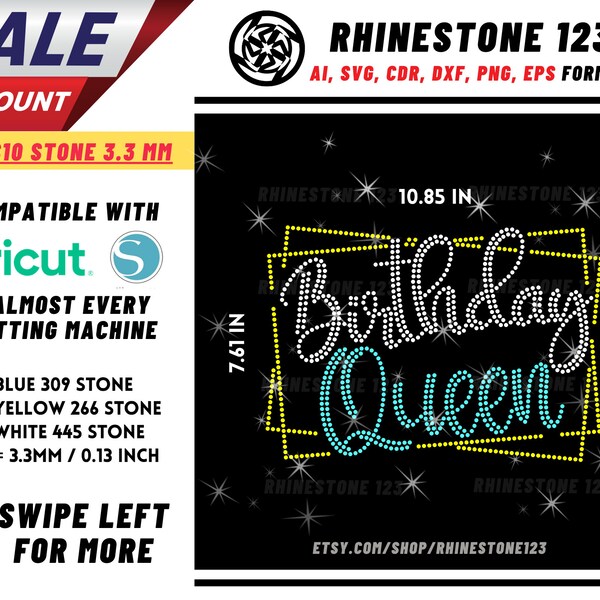 Birthday Rhinestone - Etsy