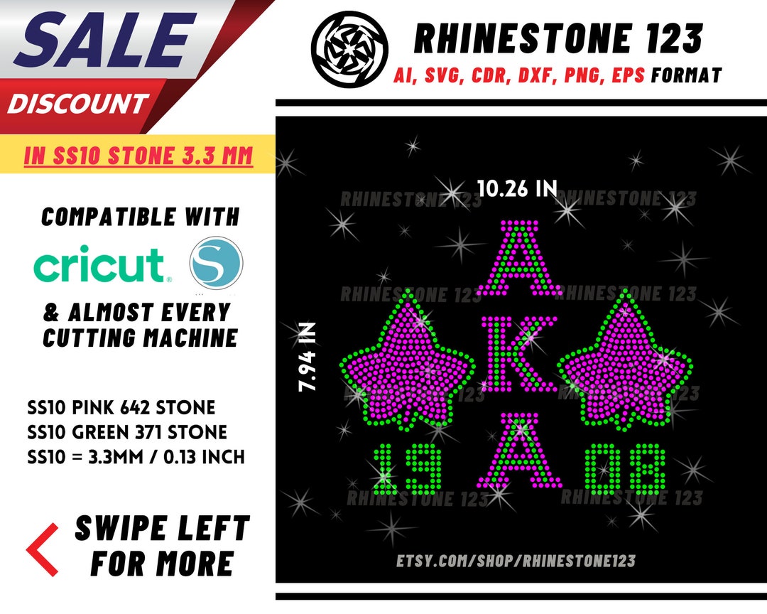 Ivy Leaf Aka 1908 Rhinestone Template, Rhinestone SVG, Cricut ...