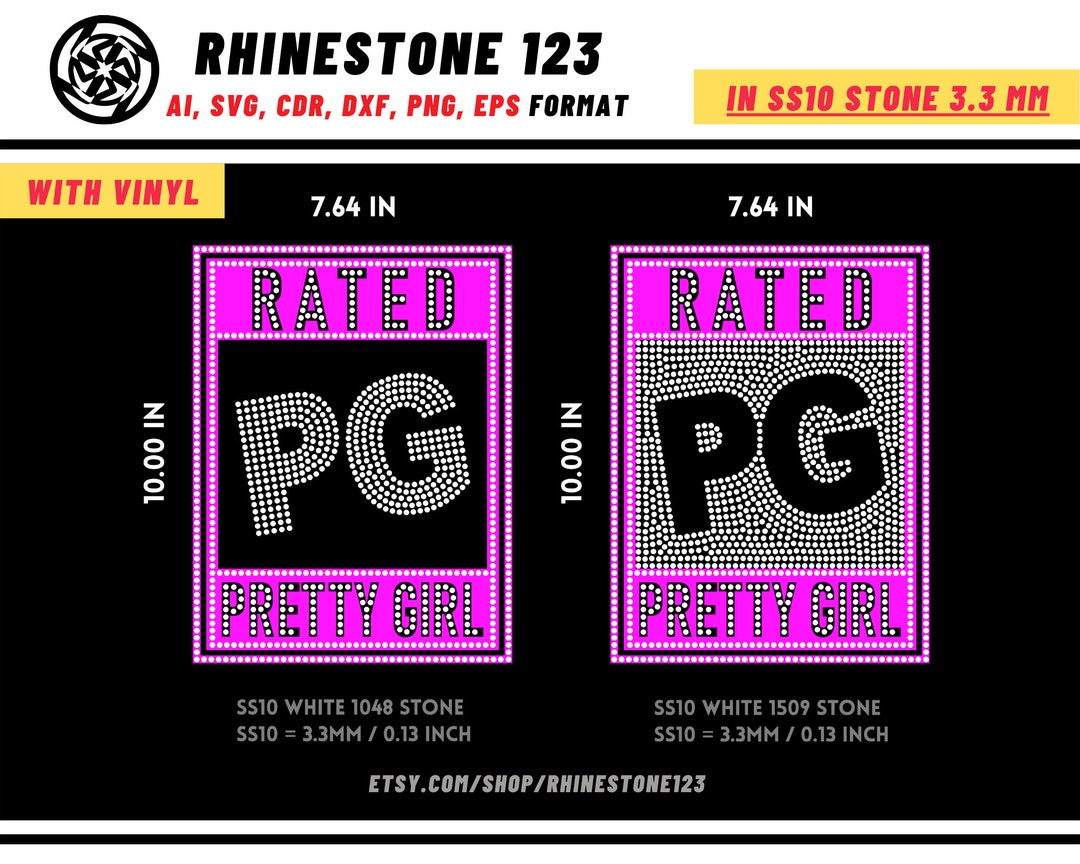 Pretty Educated Pink Green Alpha Rhinestone Template With Htv, Cricut ...