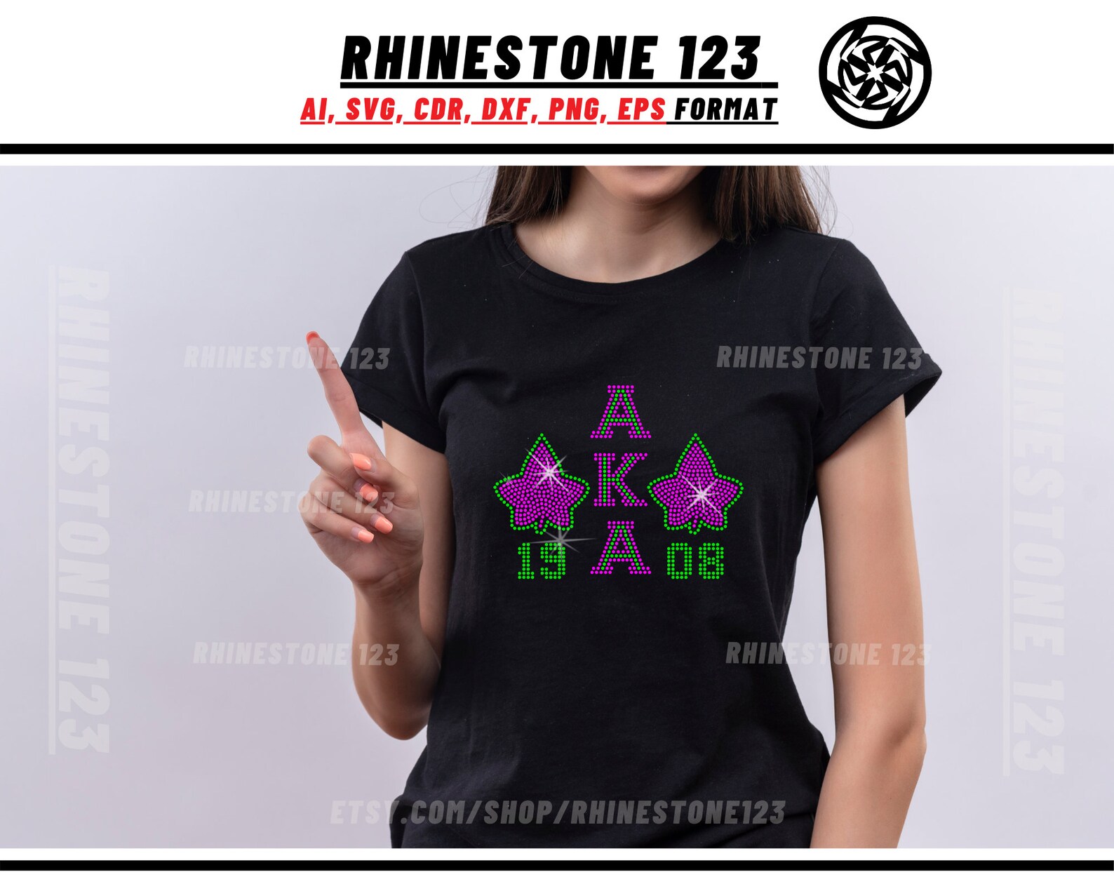 Ivy Leaf Aka 1908 Rhinestone Template, Rhinestone SVG, Cricut ...