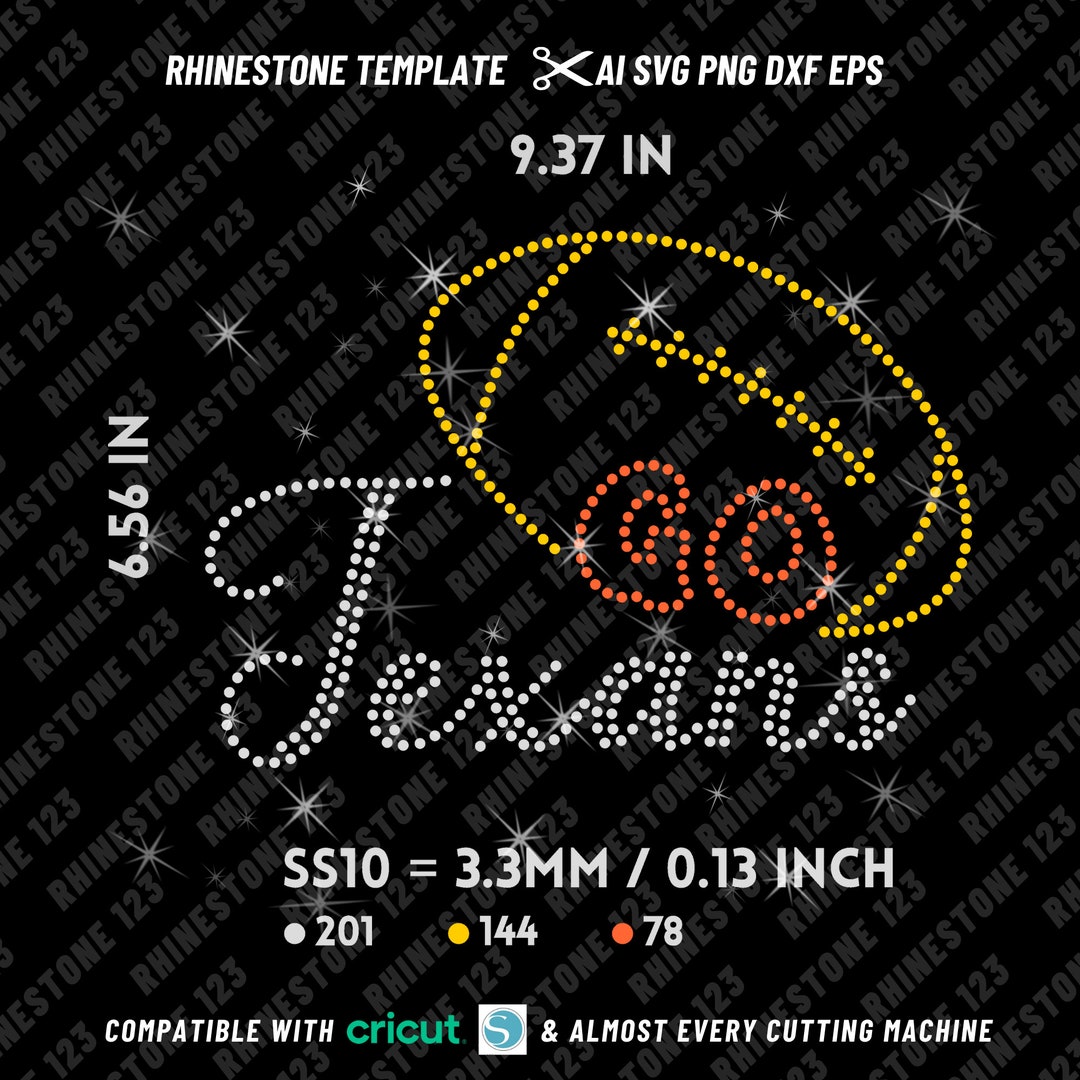 Go TEXANS Football Rhinestone Template for Cricut & Silhouette SS10 Svg ...