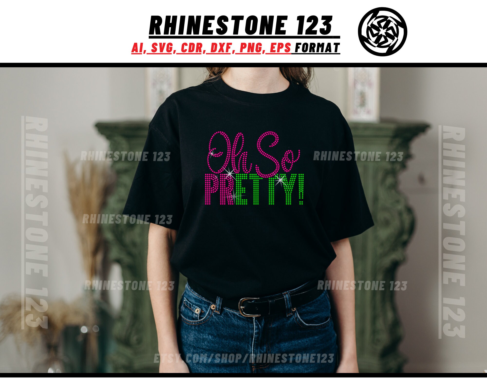 Oh so Pretty AKA Alpha Kappa Alpha Sorority Rhinestone Template for ...