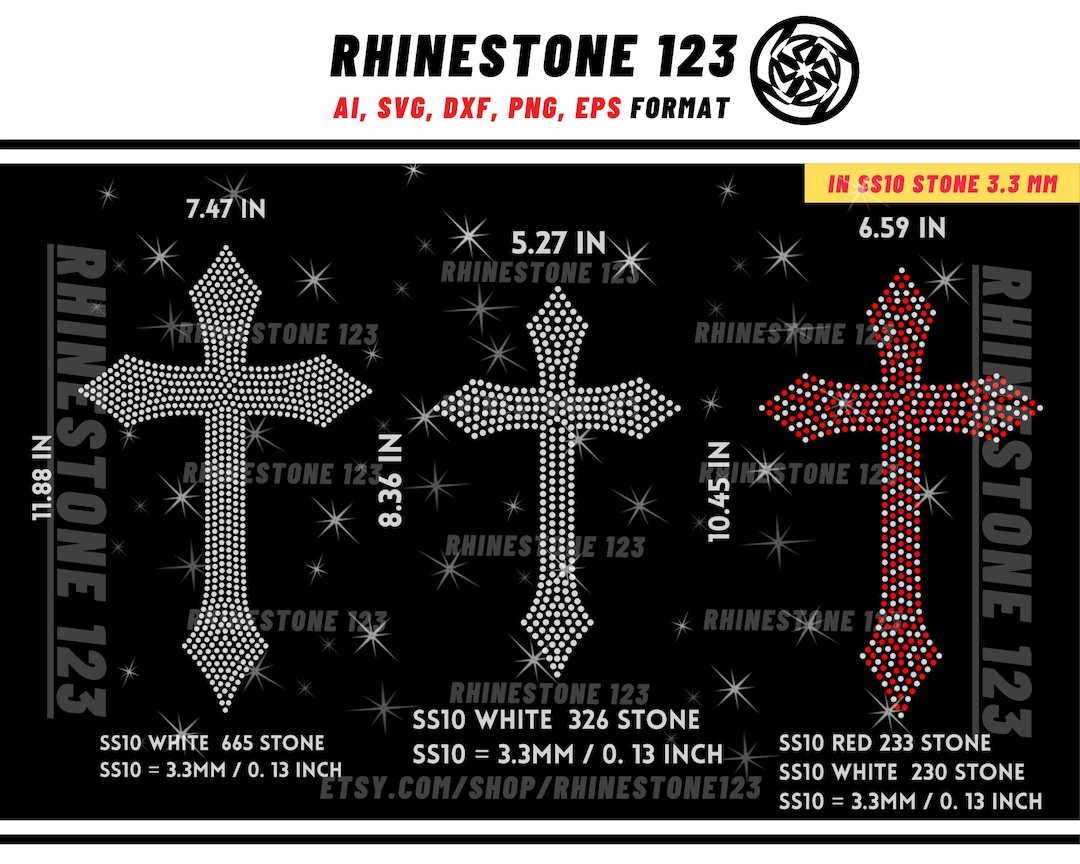 Christ Cross Bundle Rhinestone Template for Cricut Rhinestone Template ...