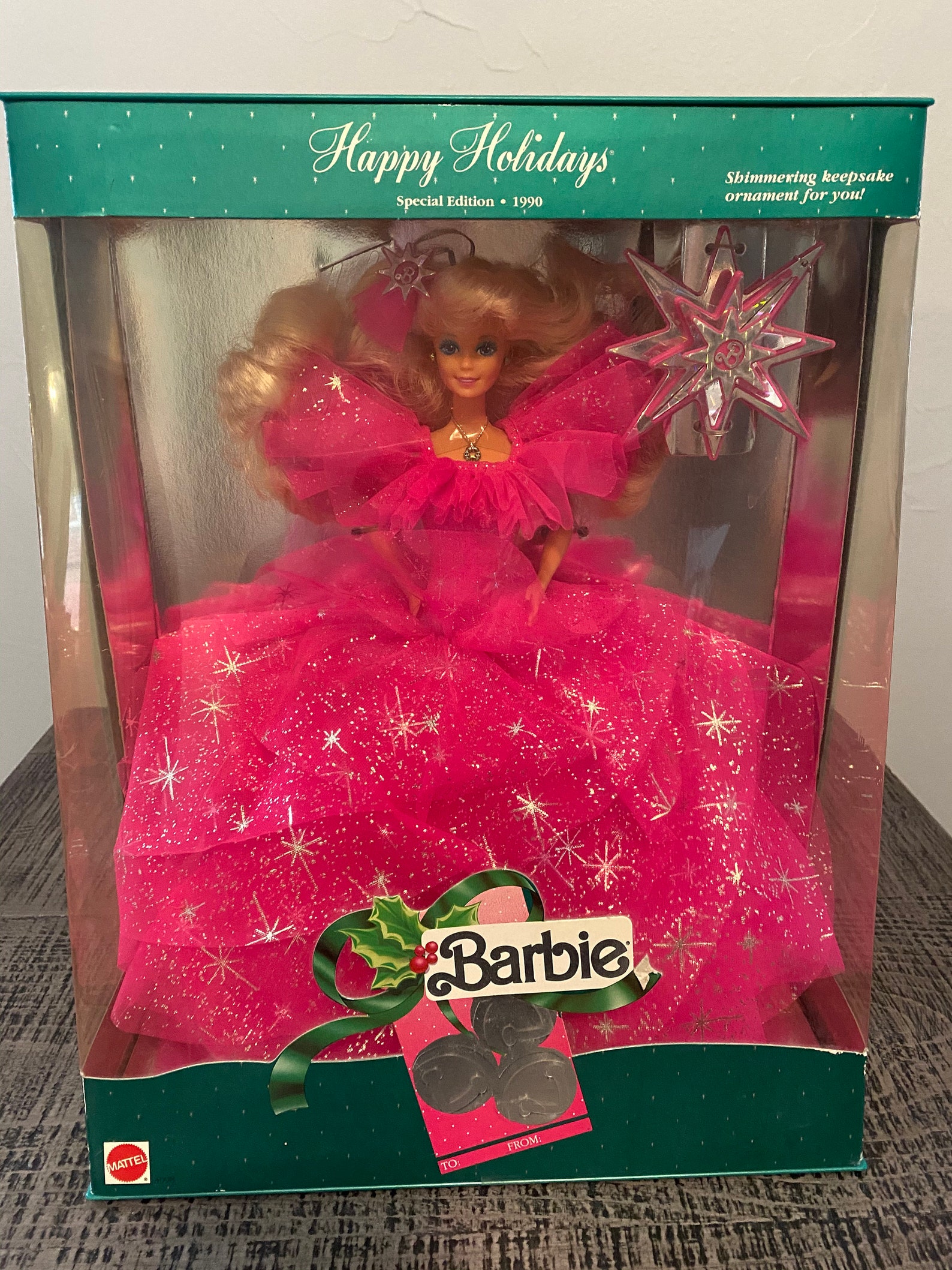 1990 Holiday Barbie - Etsy