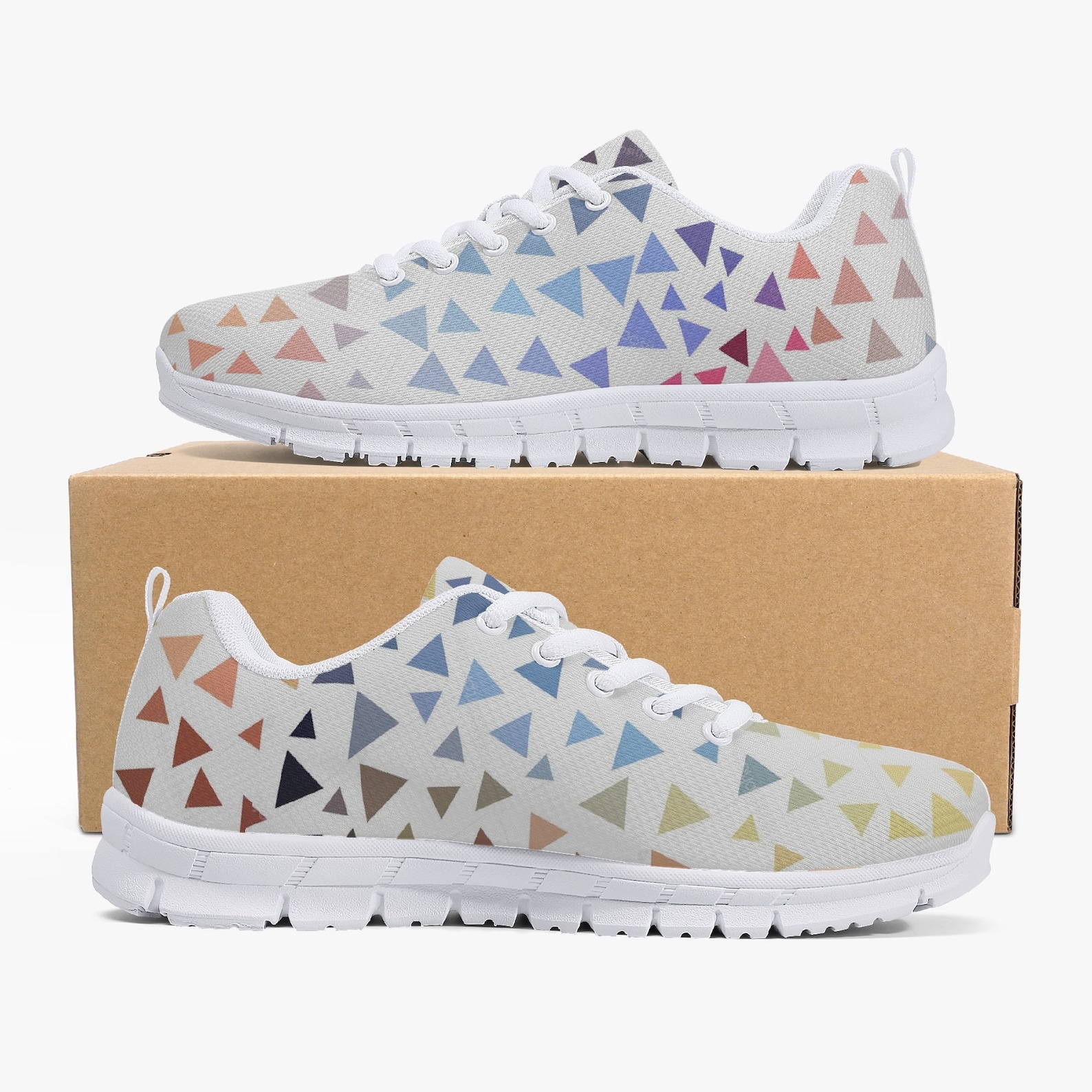 Personalized Running Shoes Geometric Patterns Sneakers | Etsy