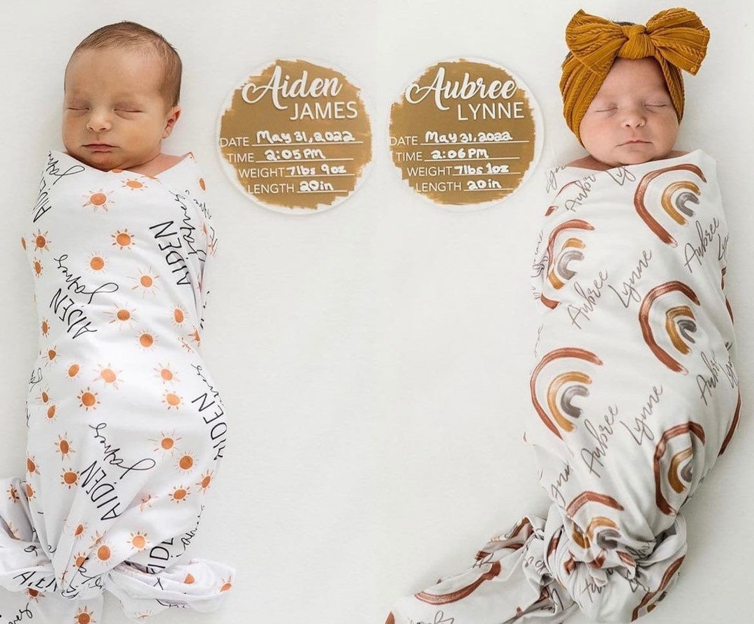 Baby Birth Announcement Sign Name Sign Newborn Baby Sign - Etsy