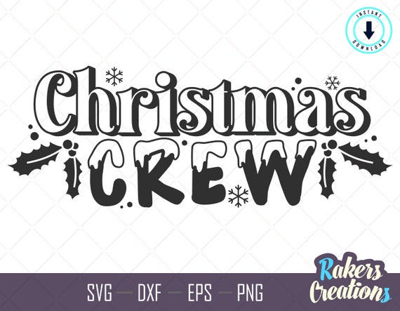 Christmas Crew Svg Christmas Lights Svg Merry Christmas | Etsy