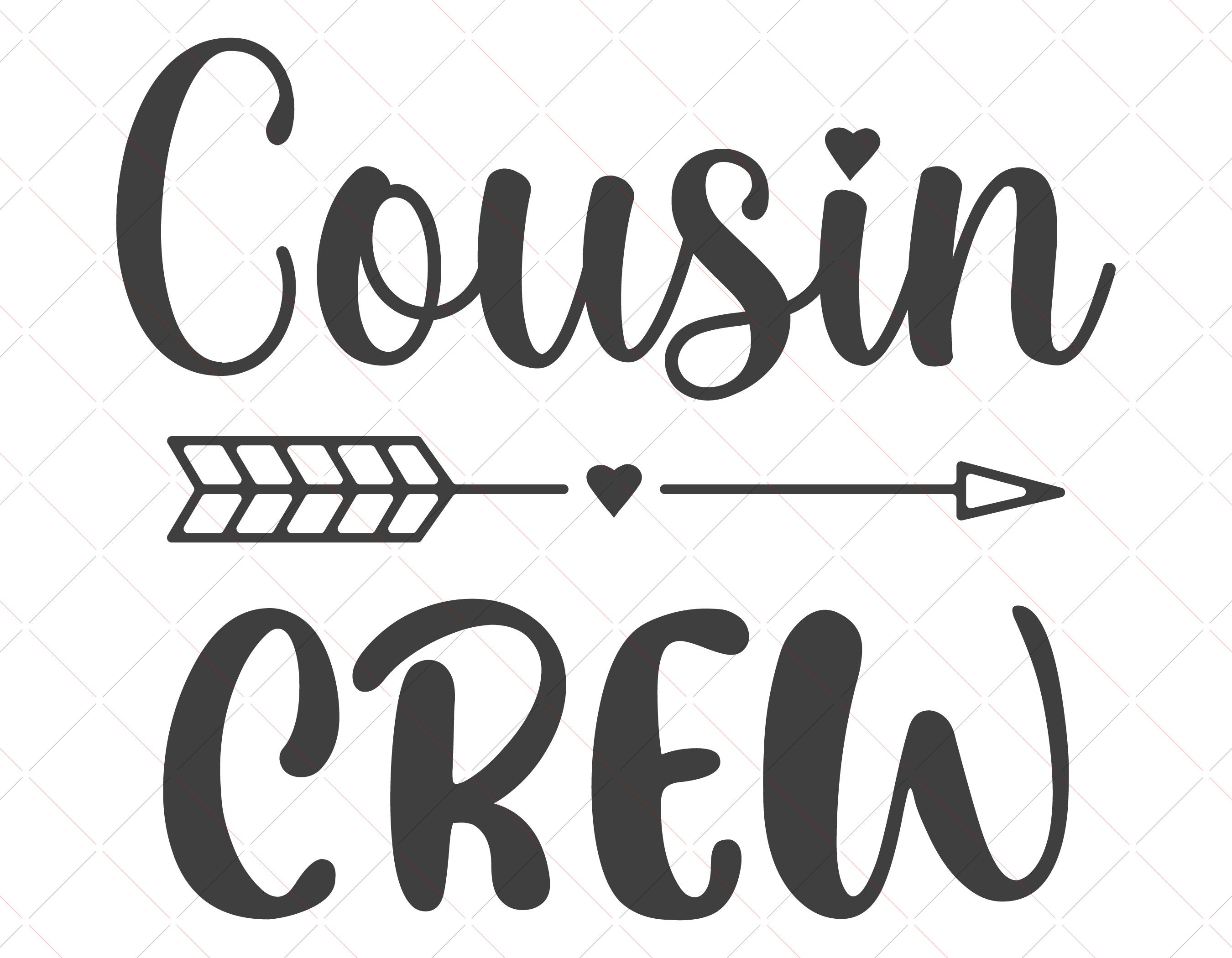 Cousin Crew svg Family svg New To The Crew svg ousins | Etsy