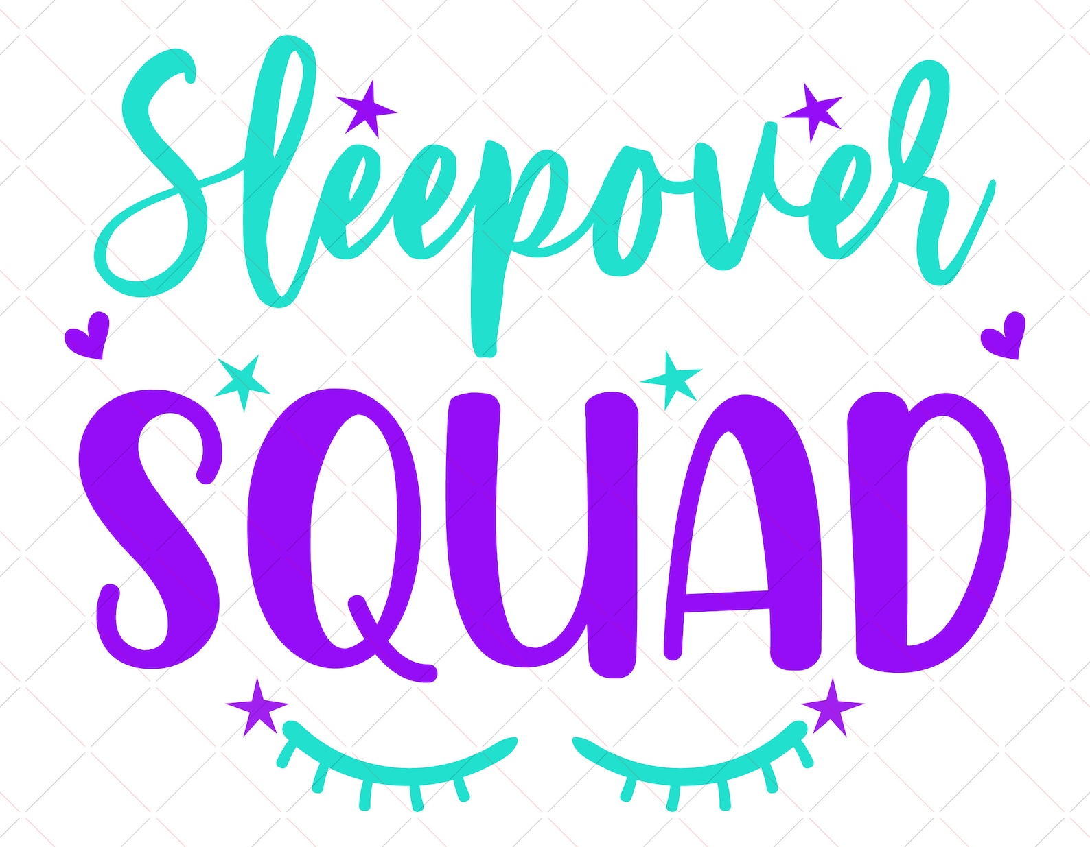 Sleepover Squad svg slumber party svg Girl Night svg files | Etsy