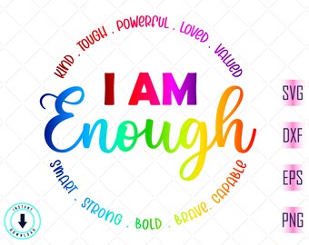 Digital Drawing & Illustration I am worthy i am capable i am confident ...