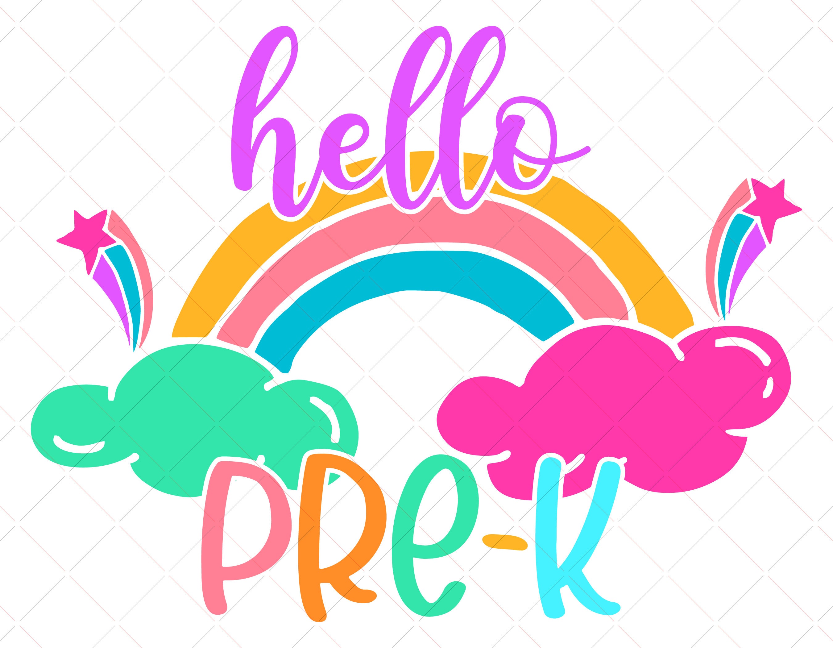 Hello Pre-K svg Hello Preschool svg preschool svg-pre-k | Etsy