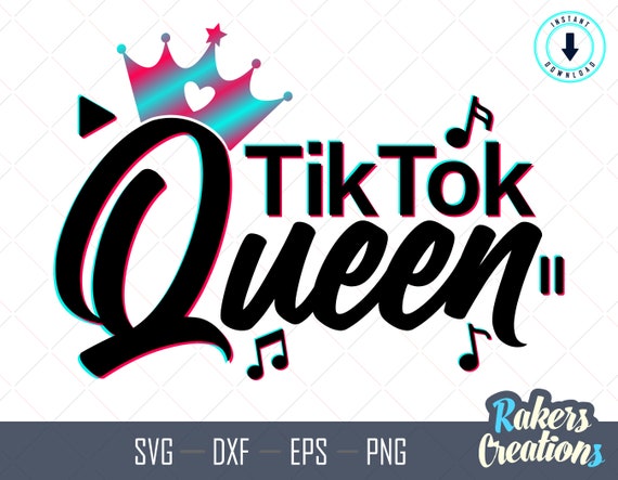 Tiktok Svg Tik Tok Princess Party Svg Birthday Princess - Etsy