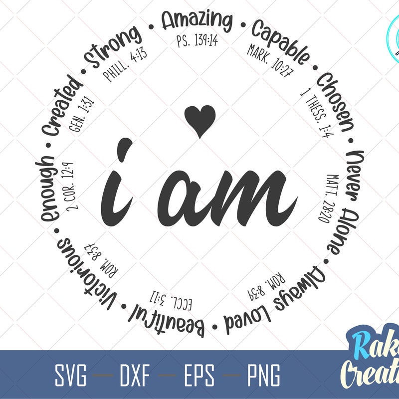 I Am Svg - Etsy