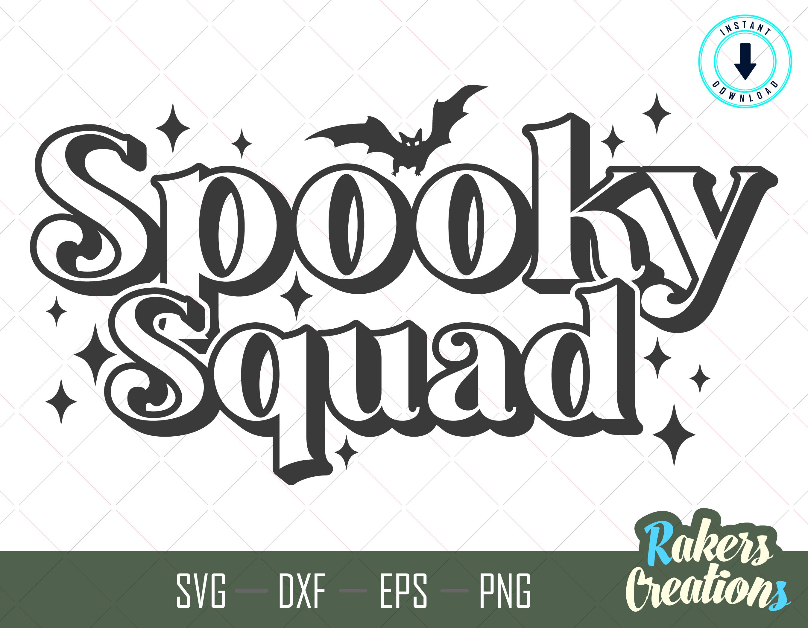 Spooky Squad Svg Let's Go Ghouls Svg Halloween Svg | Etsy