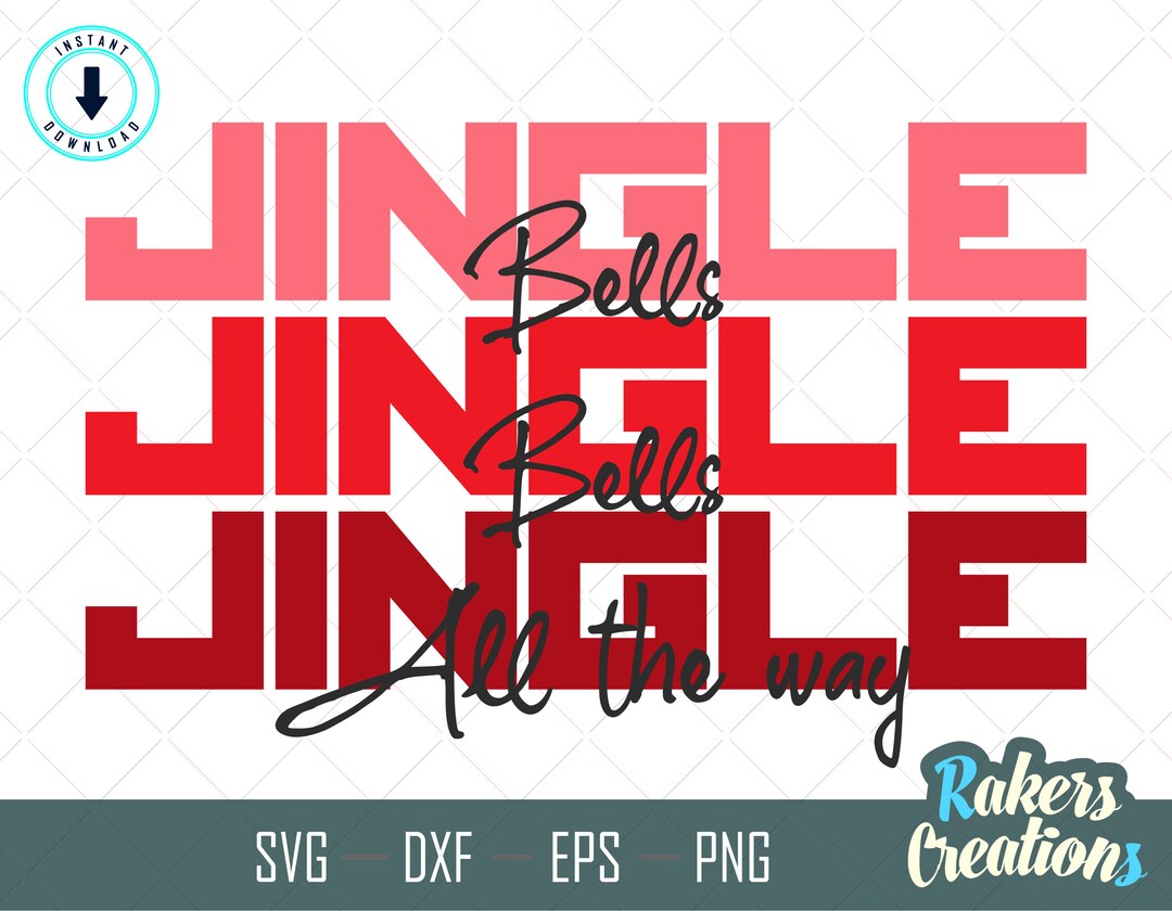 Christmas Svg - Jingle Bells Svg - Merry Christmas Svg - Christmas ...