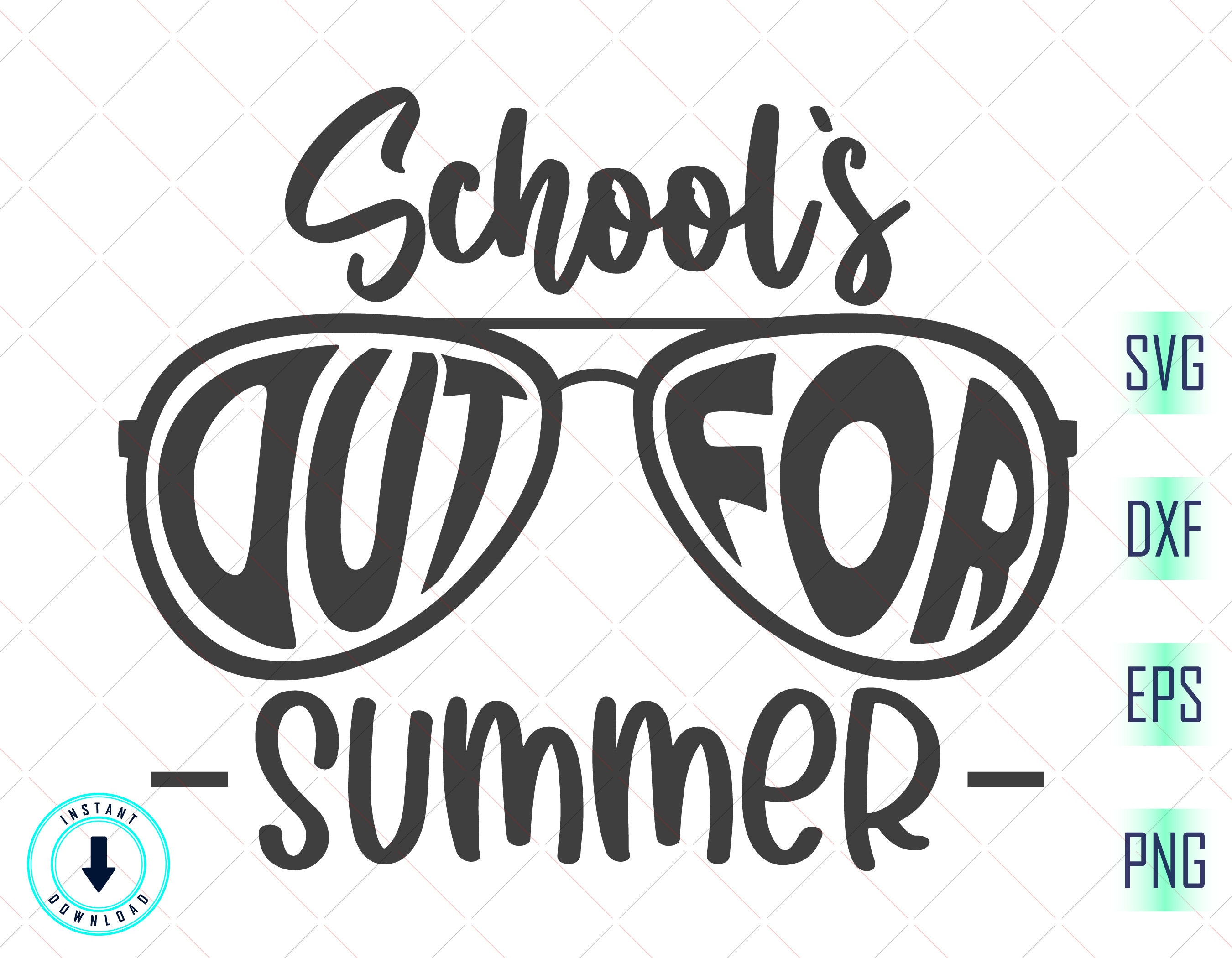 School's Out For Summer svg Summer Break svg Teacher | Etsy