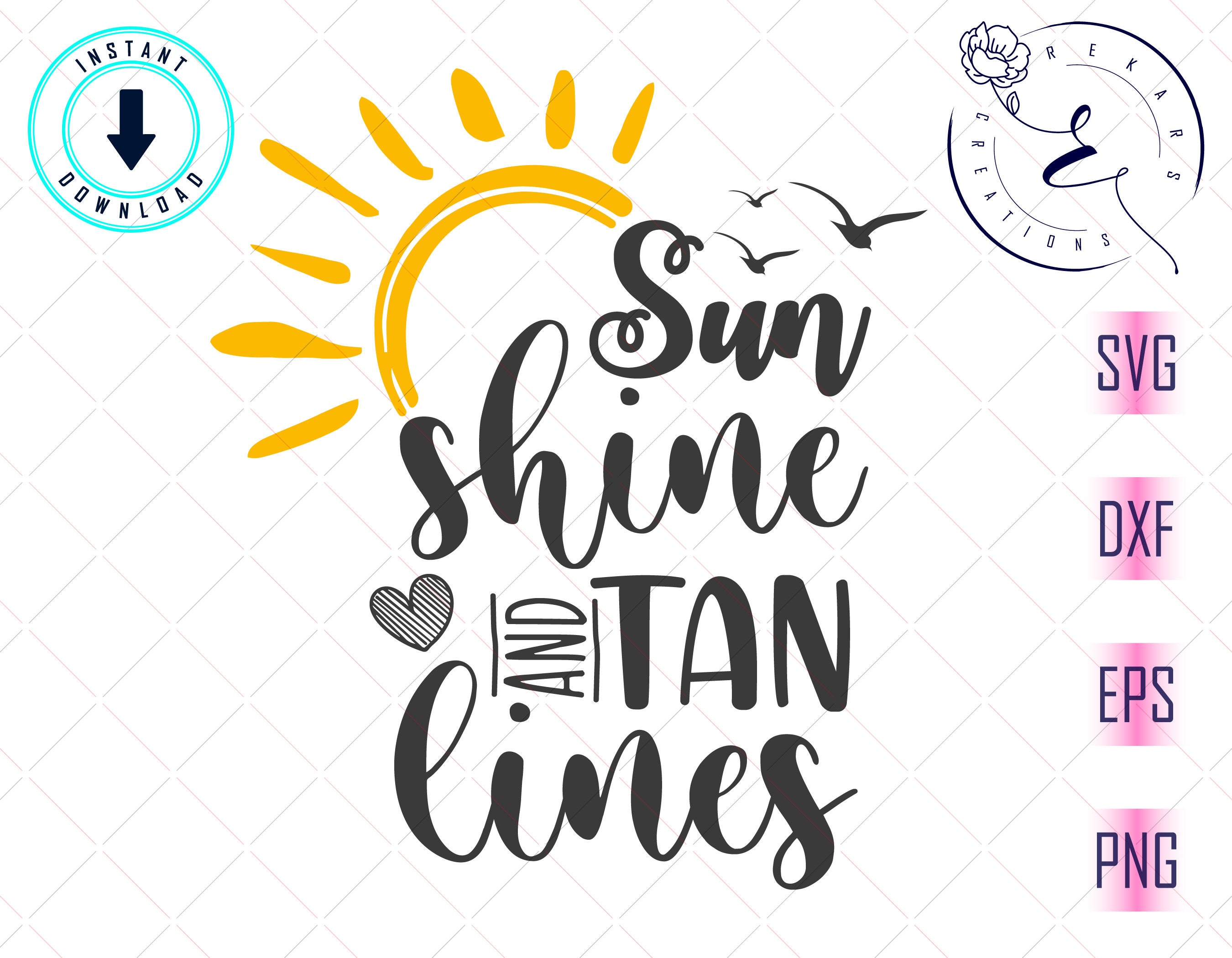 Sun Shine And Tan Lines Svg Sunshine Svg Tan Lines Svg Etsy
