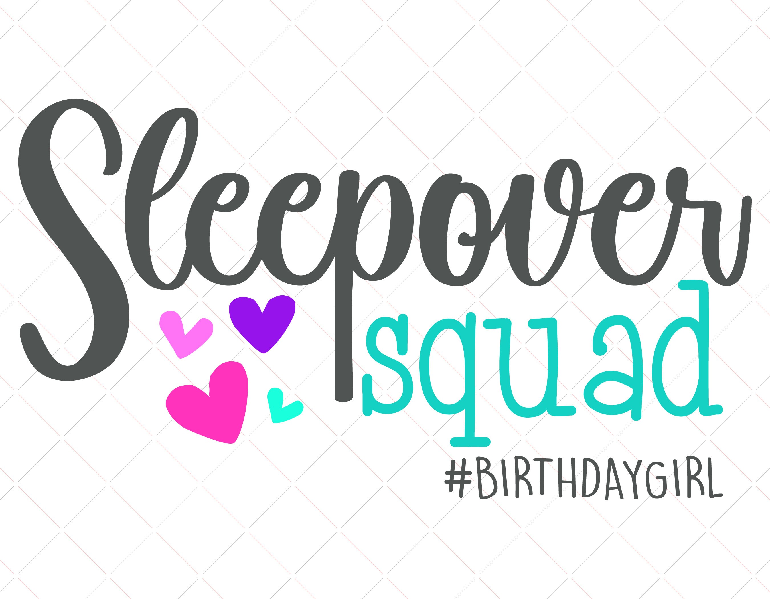 Sleepover Squad Svg Slumber Party Svg Girl Night Svg Files | Etsy