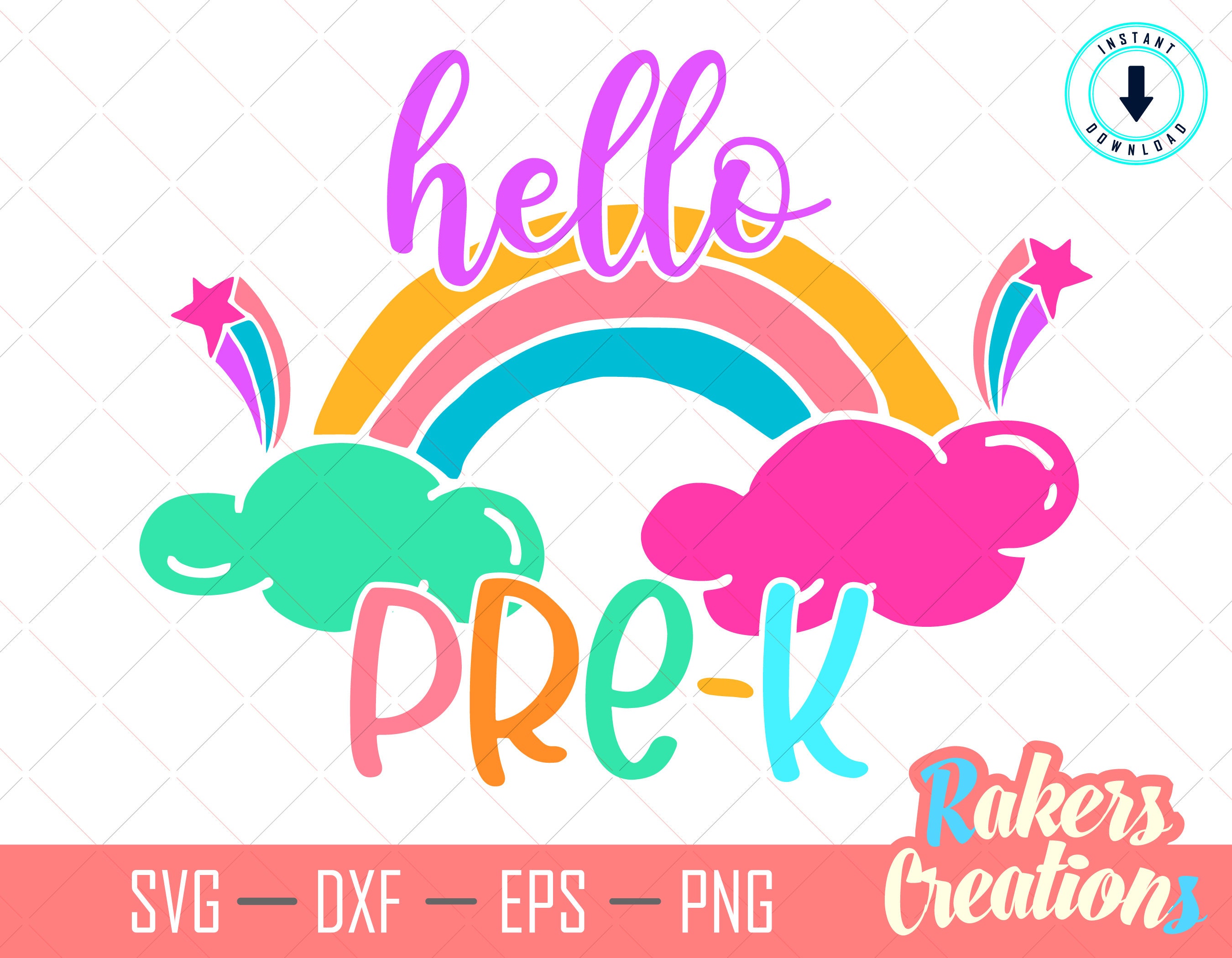 Hello Pre-K svg Hello Preschool svg preschool svg-pre-k | Etsy